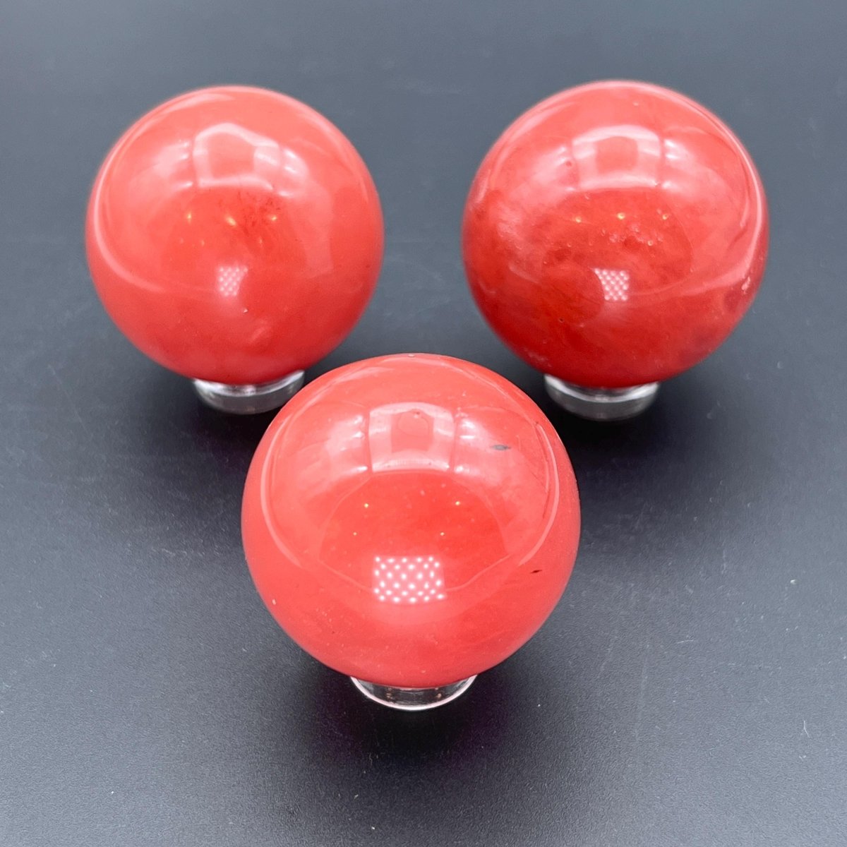 Cherry Quartz Small Gemstone Sphere – Crystal River Gems
