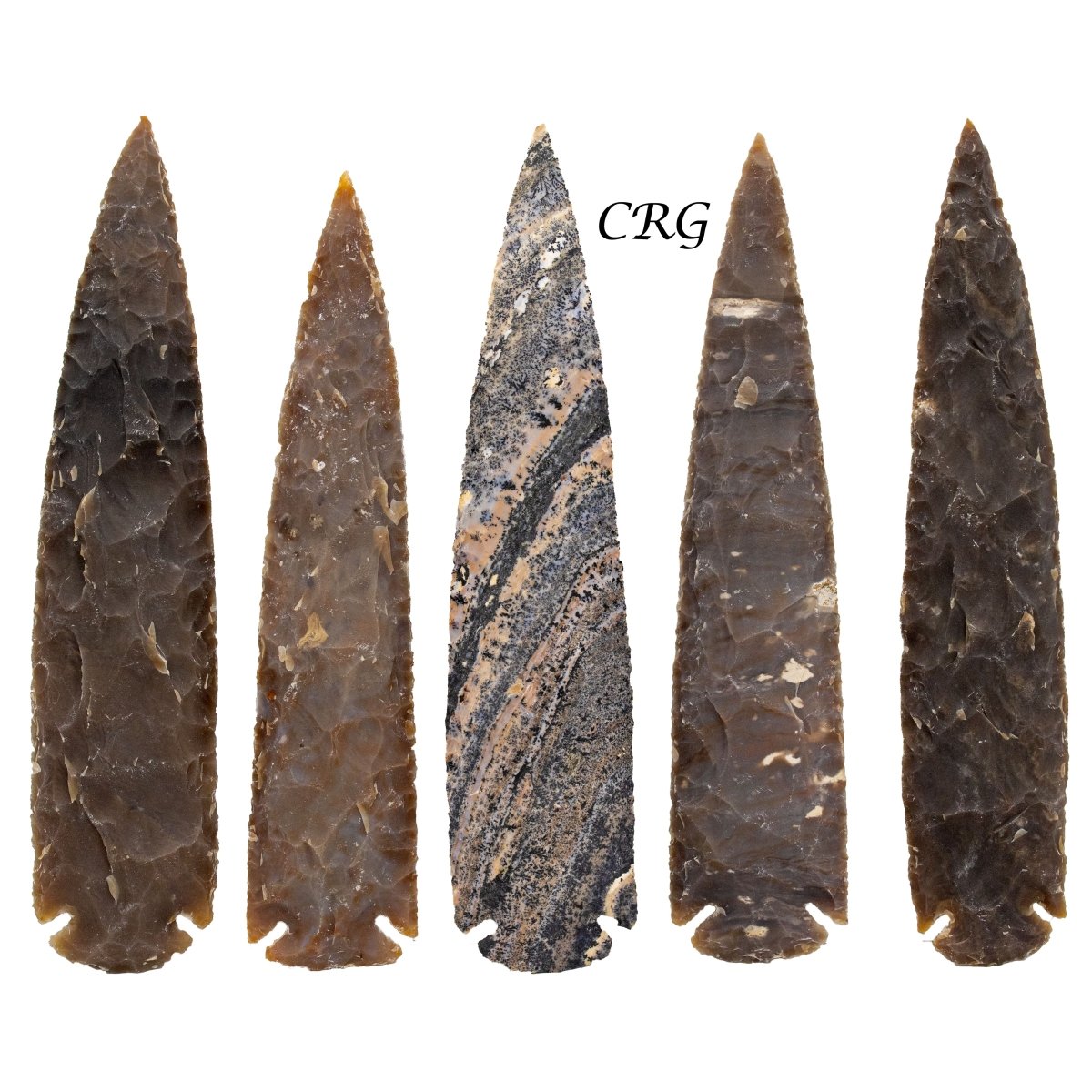 Fancy Jasper Arrowheads (4 Pieces) Size 7 Inches Crystal Gemstone ...