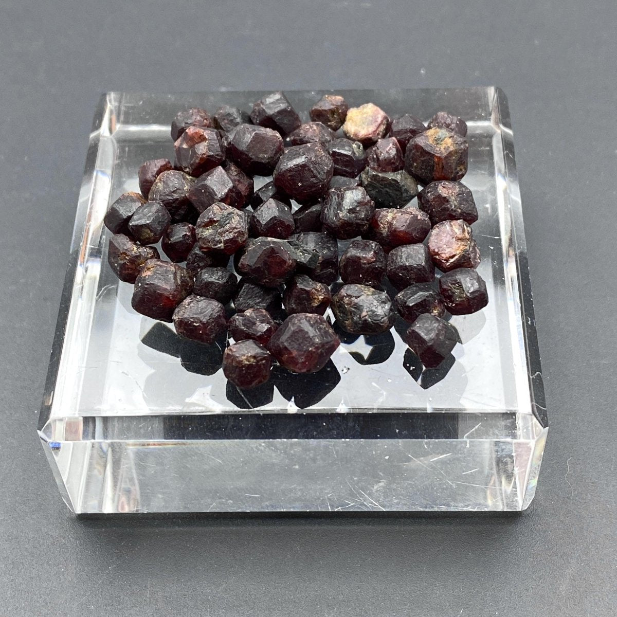 Garnet Tiny Raw Octahedrons – Crystal River Gems