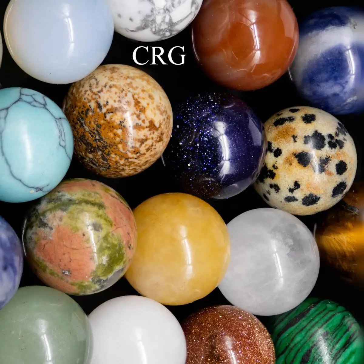 Gemstone Mini Spheres (16mm, 20 Pieces) | Crystal River Gems