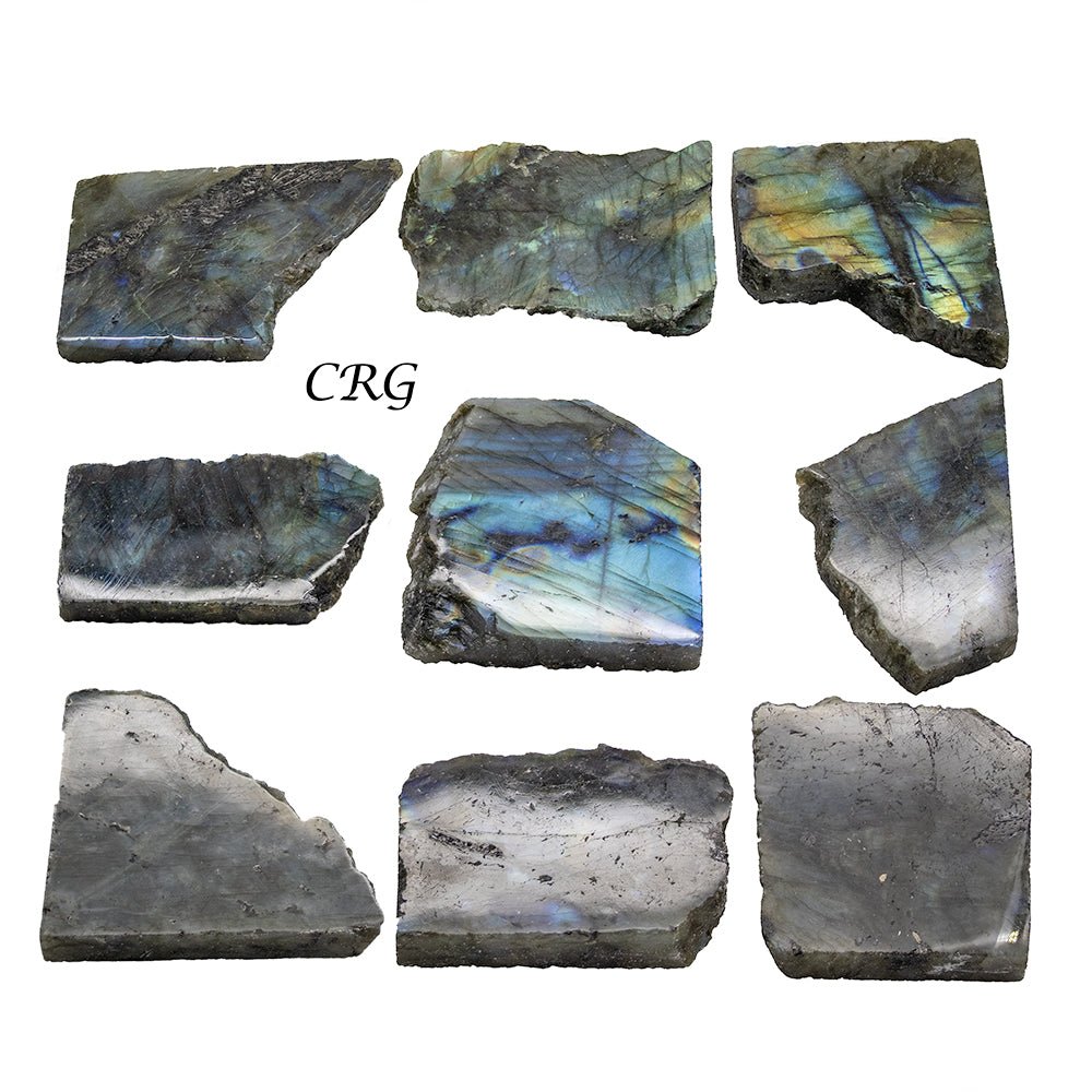 Labradorite Slabs 2 to 3 inch with One Side Polished (1 pound ...