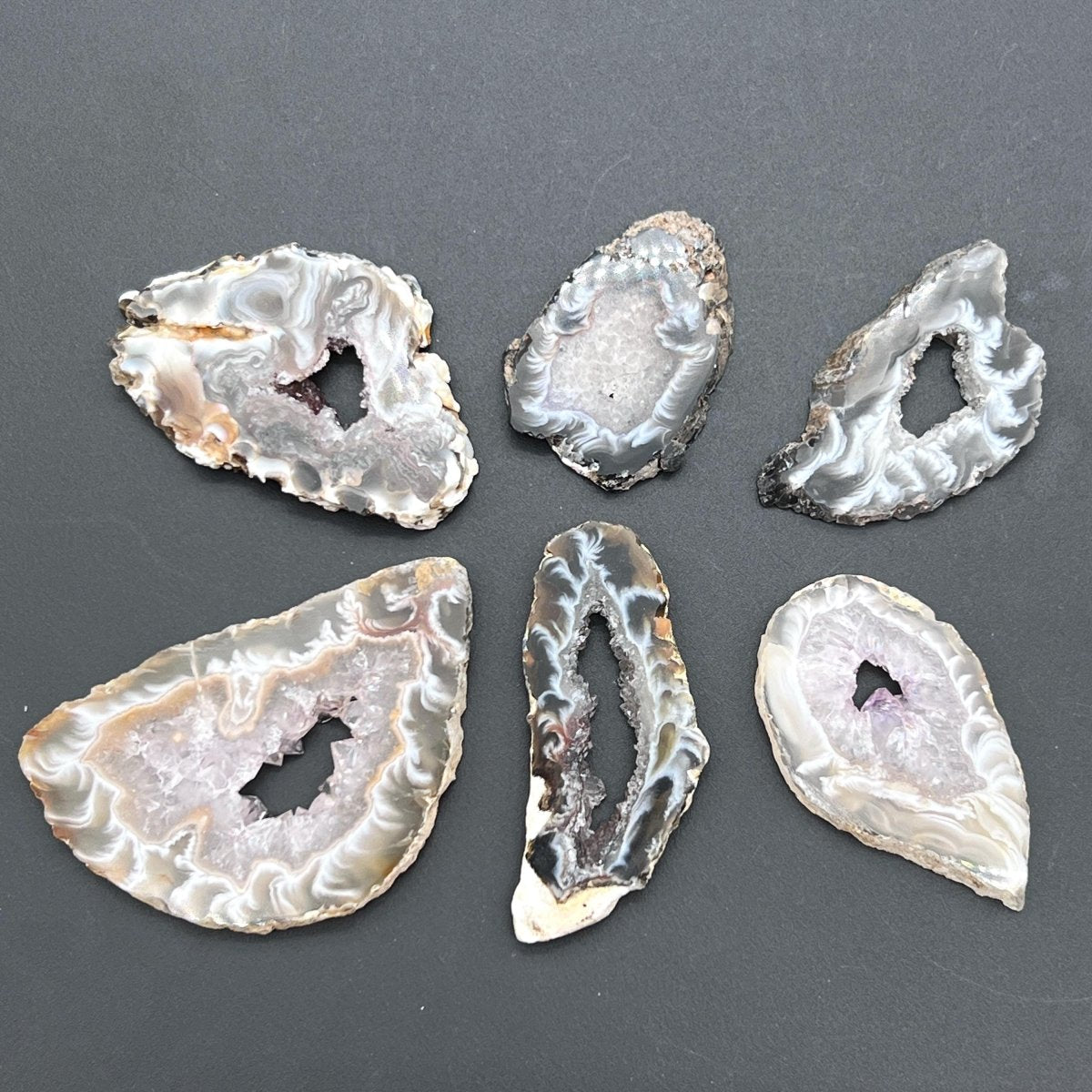 Oco Geode Flat Polished Slice – Crystal River Gems