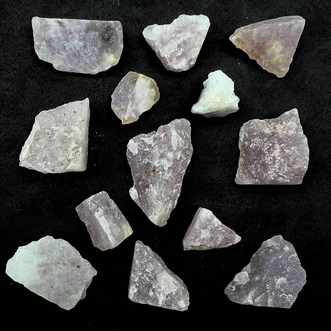 Purple Calcite Rough Stone 4 oz Bulk | Crystal River Gems