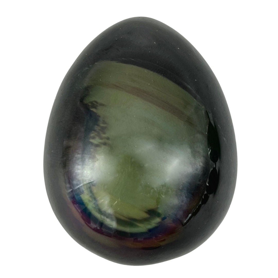 Rainbow Obsidian Egg (1 Piece) - Crystal River Gems