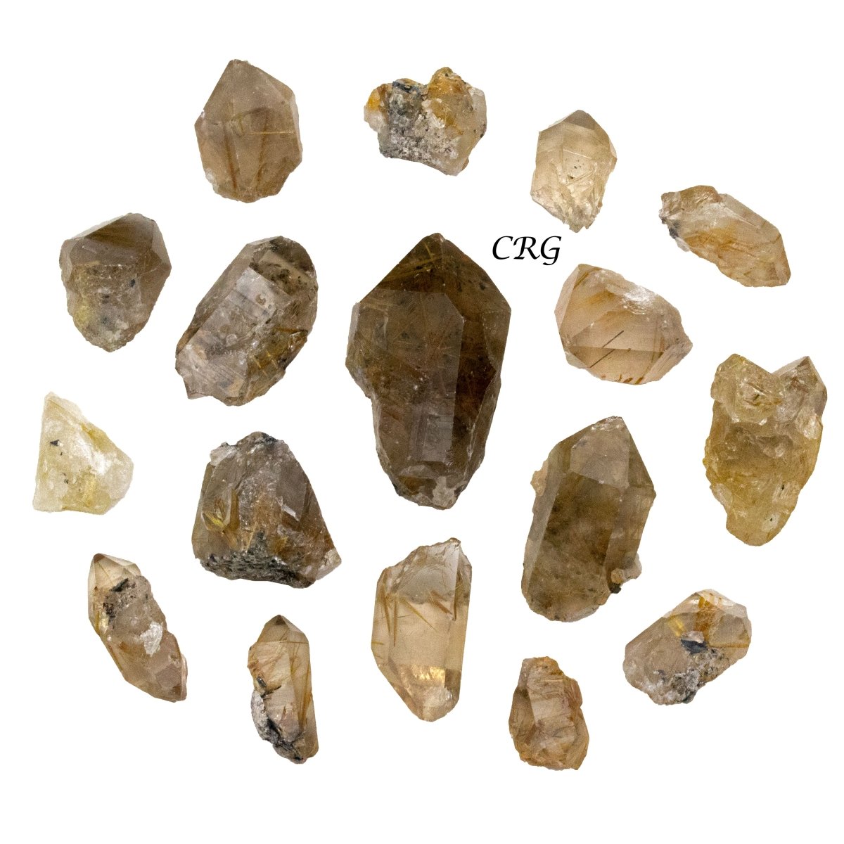 Rutilated Quartz Rough Rock (8 Ounces) Size 25 to 55 mm Bulk Wholesale ...