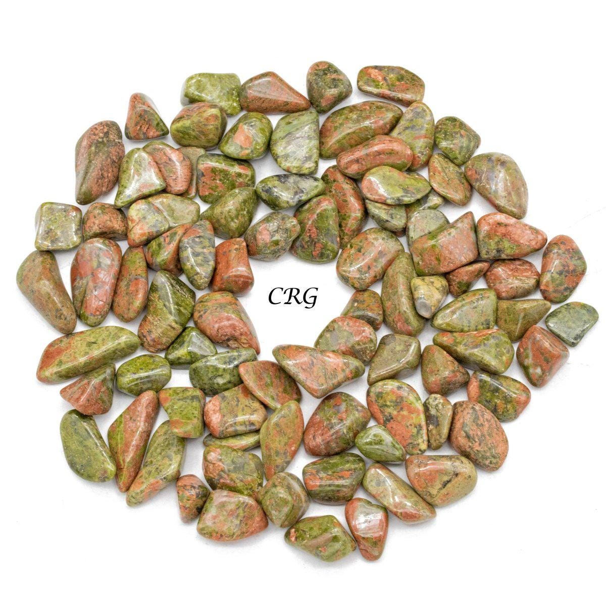 Tumbled Unakite (5-20mm) | Crystal River Gems