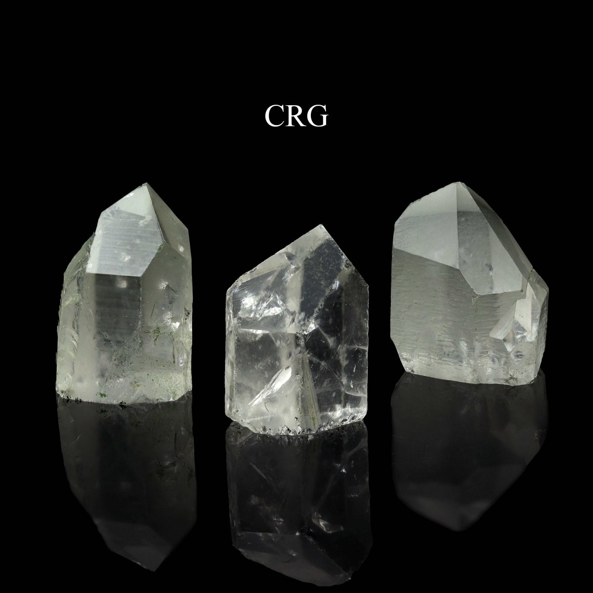 Clear Quartz Points with Cut Bases / 1-1.5