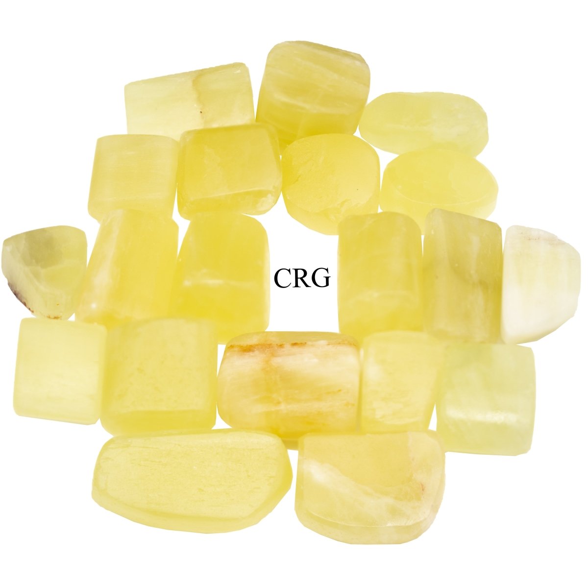 Tumbled Extra Quality Lemon Calcite / 1-2" AVG - 1 KILO LOT - Crystal ...