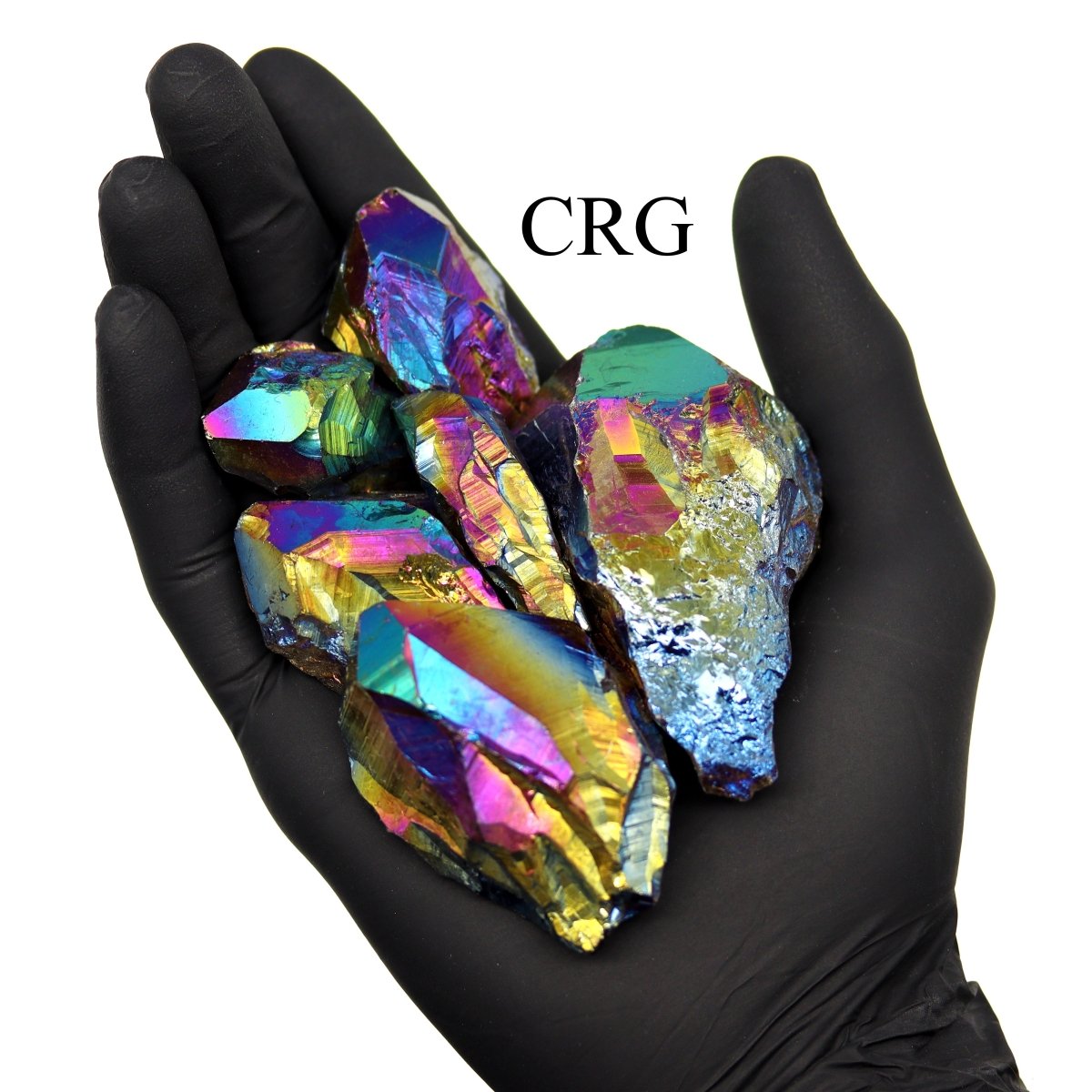 Titanium Aura Quartz Points / 1-4" AVG - 1 KILO LOT - Crystal River Gems