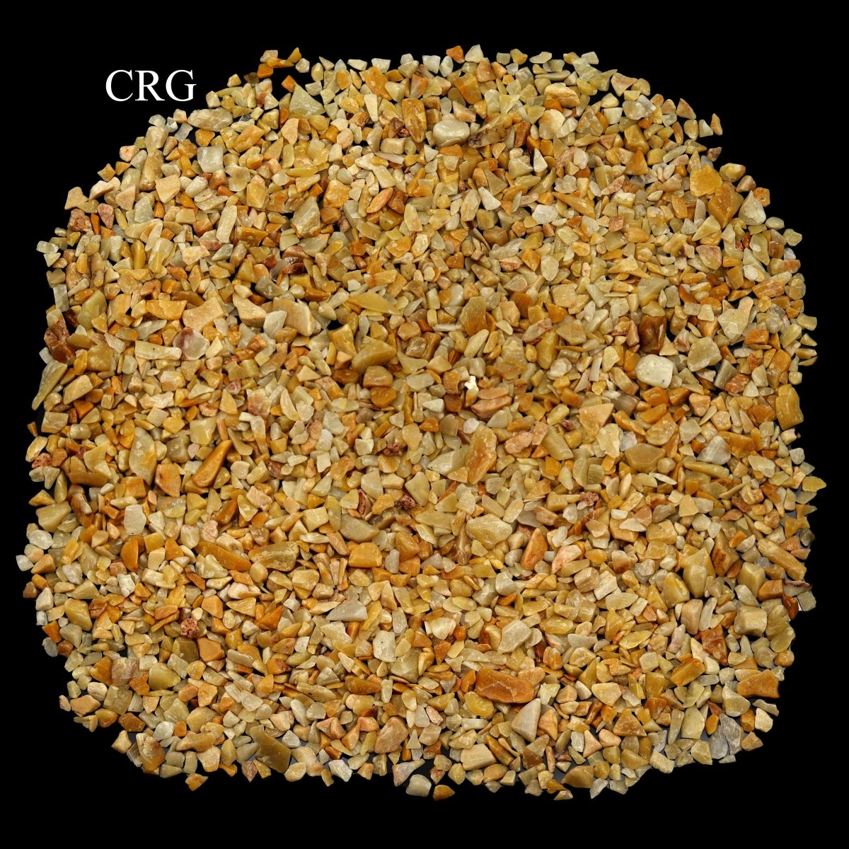 Tumbled Mixed Yellow Jasper and Quartz Confetti Chips / 4-7mm AVG - 1 ...