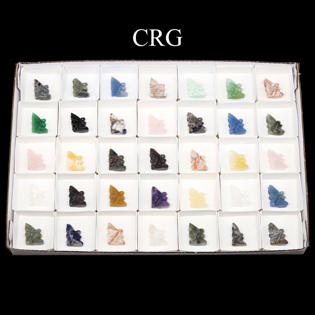 35 Piece Flat - Assorted Gemstone Fairies - Crystal River Gems