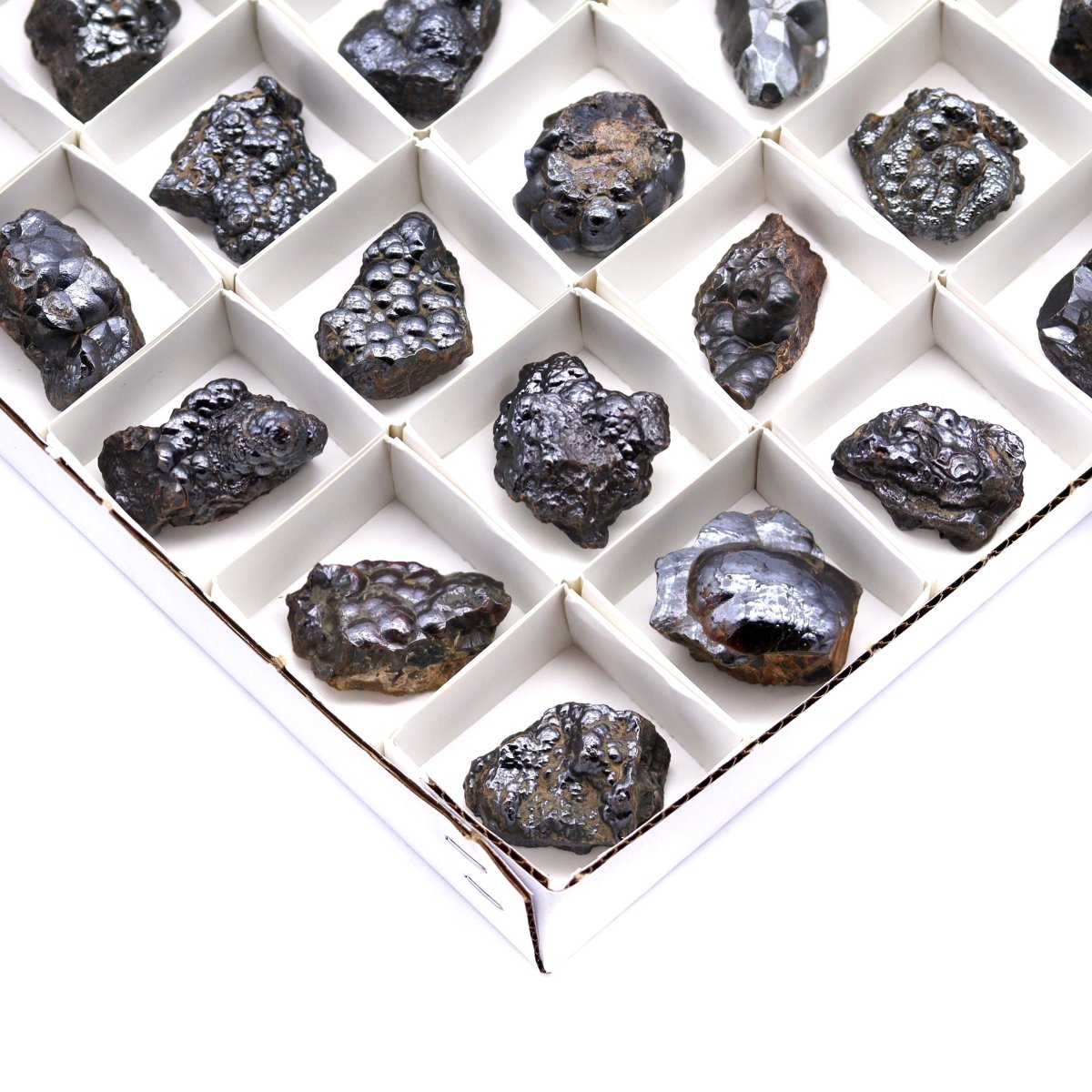 35 Piece Flat - Botryoidal Hematite - Crystal River Gems