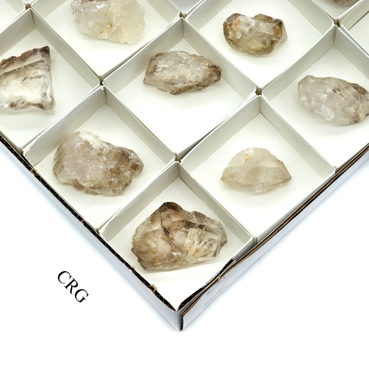 35 Piece Flat - Elestial/Alligator Quartz - Crystal River Gems