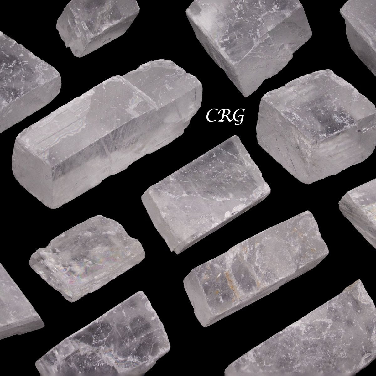 Clear Optical Calcite / 1-3" AVG - 1 KILO LOT - Crystal River Gems