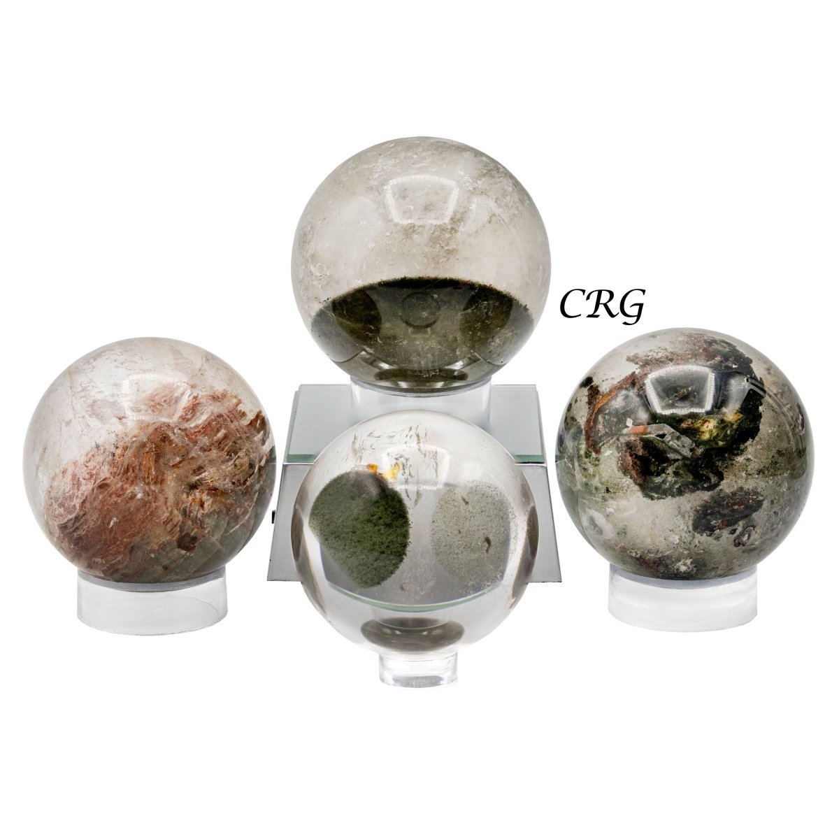 Garden Quartz Spheres (50-75mm, 2 Kilo) | Crystal River Gems