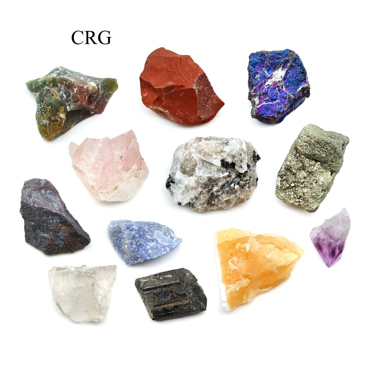 BOX KIT - My Small Box of Rough Rocks! / 12pc. Kit - Crystal River Gems