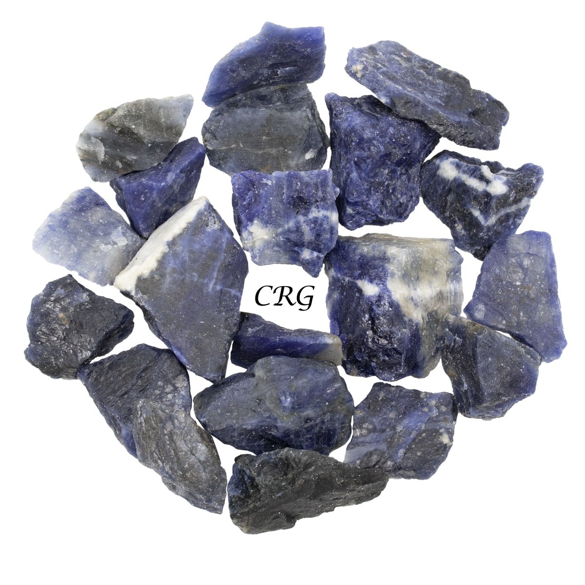 5 KILO LOT - Rough Brazil Sodalite Blue Quartz - Crystal River Gems