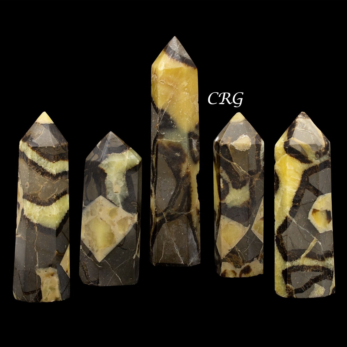 3 KILO LOT - Septarian Calcite Towers / 12 - 20 CM AVG - Crystal River Gems