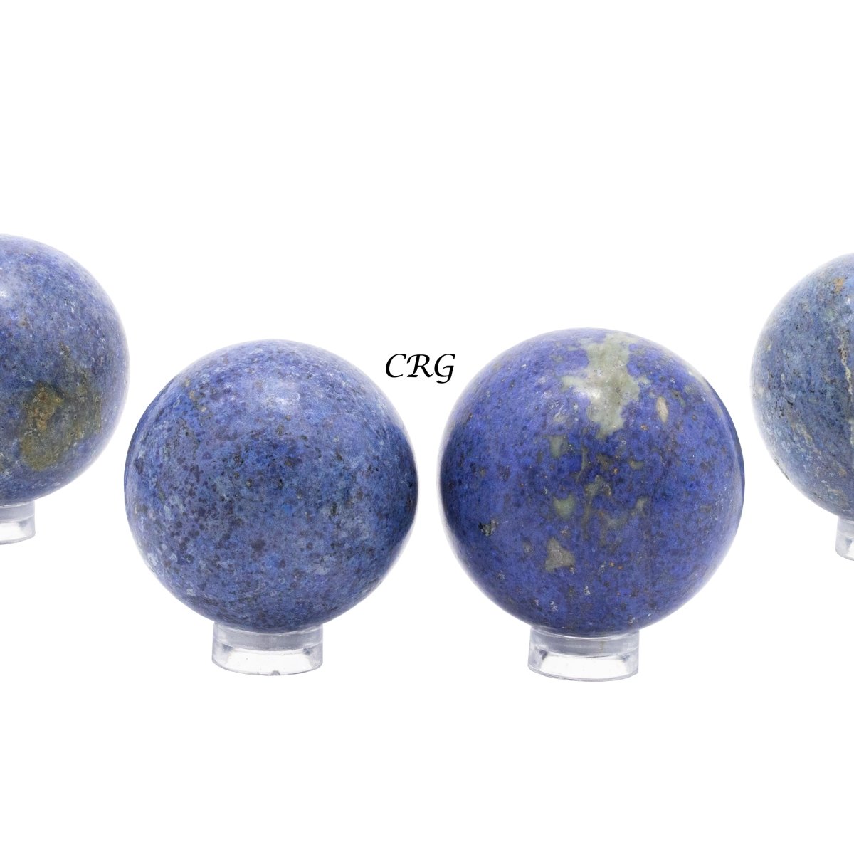 Dumortierite Spheres / 30mm AVG - 1 KILO LOT - Crystal River Gems