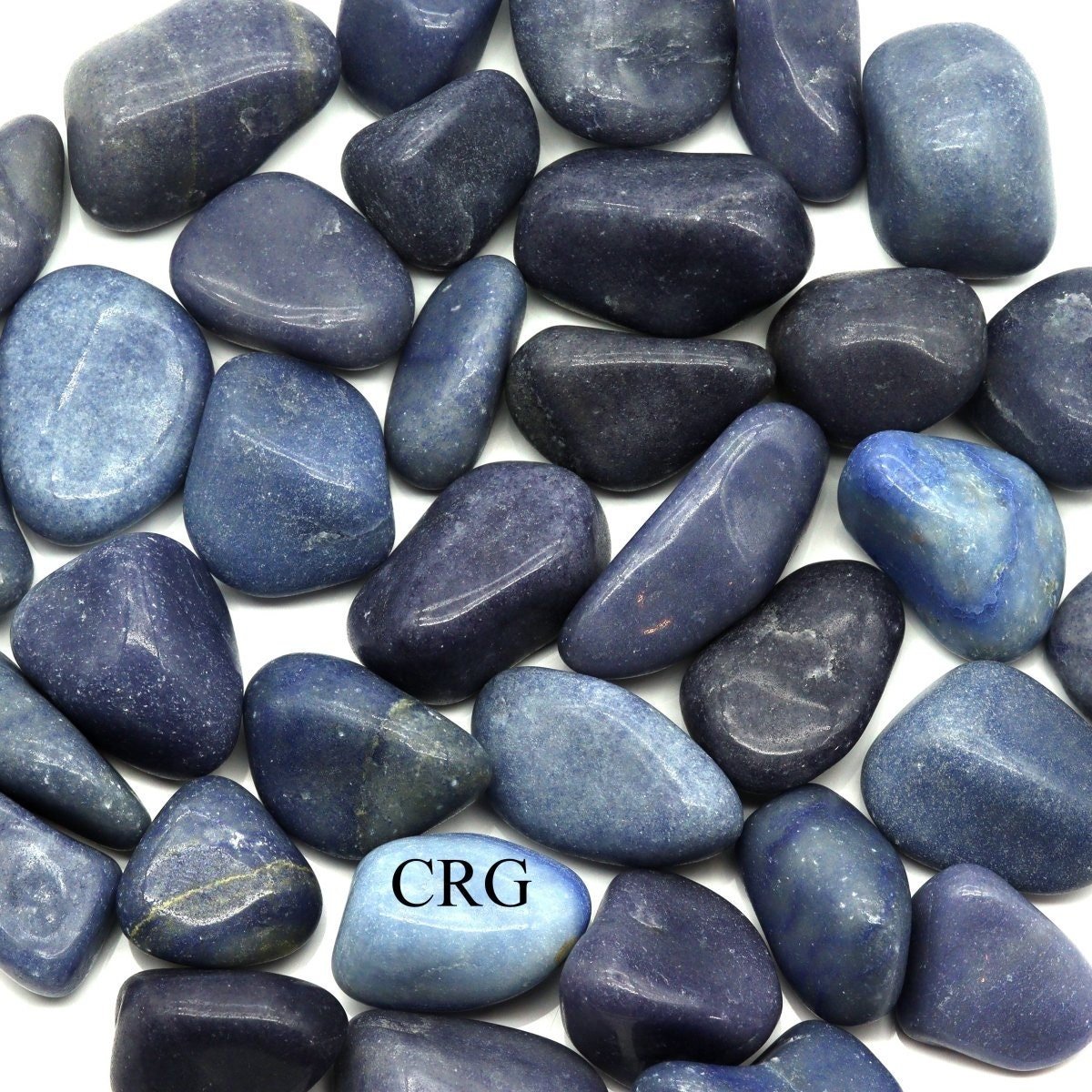 Blue Quartz Tumbled Pieces (Size 30 to 40 mm) Crystals Minerals ...