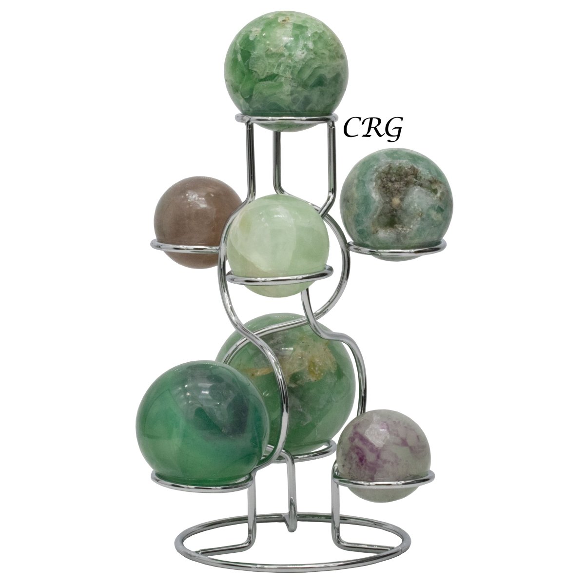 Metal Sphere Holder - Crystal River Gems