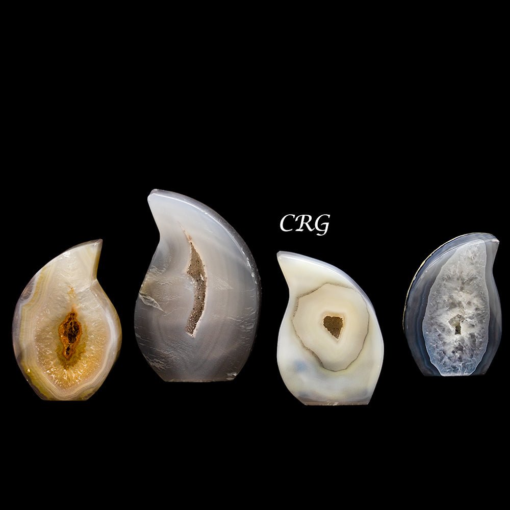 Mini Agate Flames with Cut Bases / 3-4.5" AVG - 1 KILO LOT – Crystal ...