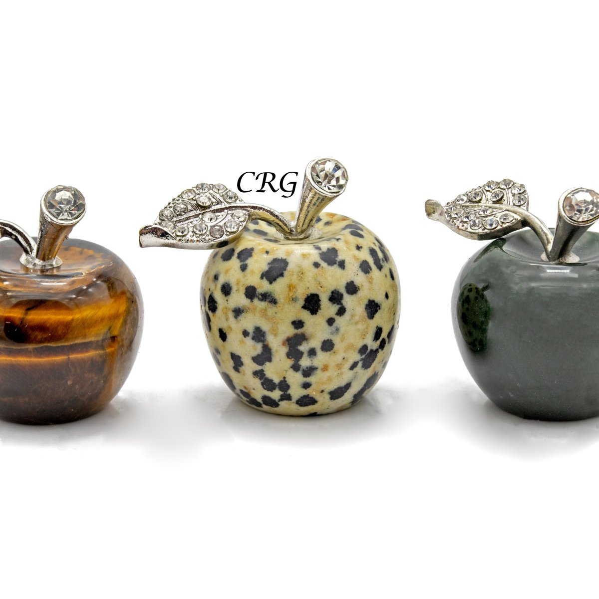 Assorted Gemstone Apple Figurines / 1.5" AVG - SET OF 4 – Crystal River ...