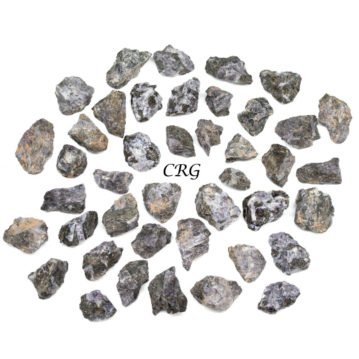 Rough Indigo Gabbro / 1-2" AVG - 1 KILO LOT - Crystal River Gems