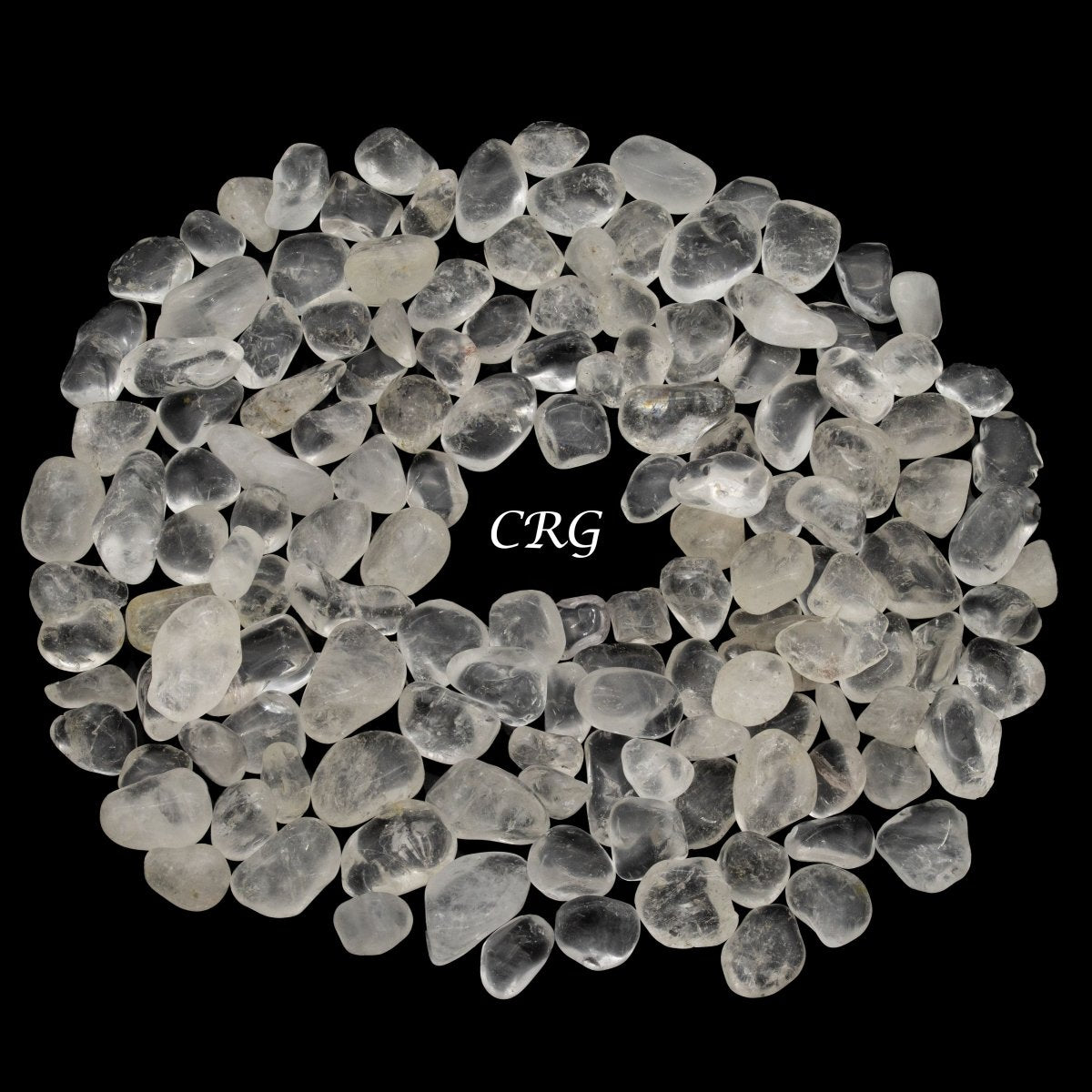 Tumbled Clear Quartz Chips - 1 KILO LOT - Crystal River Gems