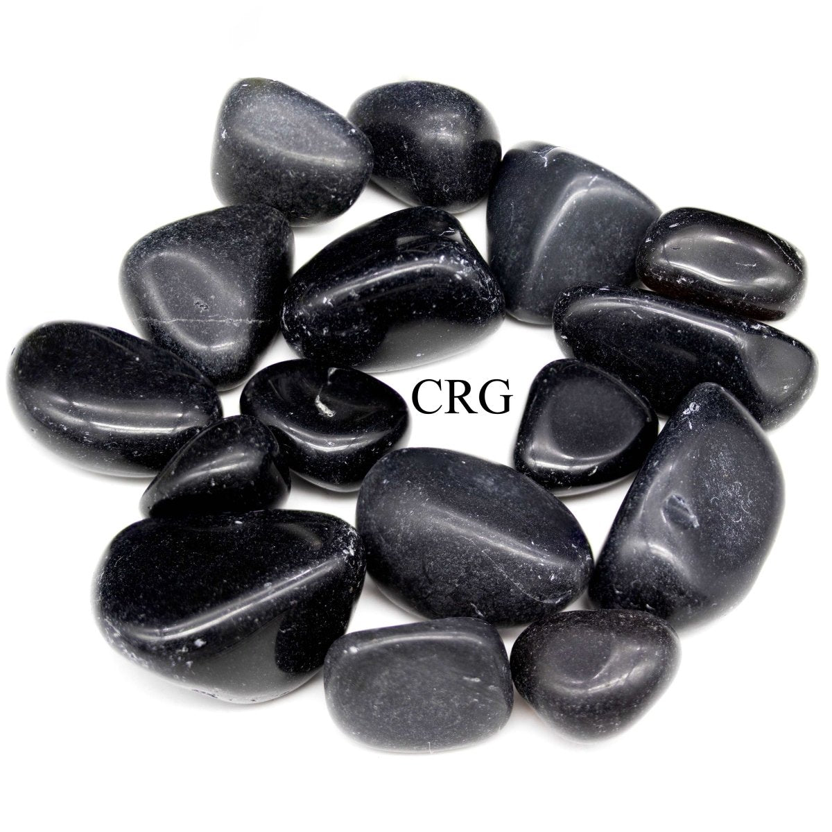 Tumbled Obsidian / 20-50mm AVG - 1 KILO LOT - Crystal River Gems